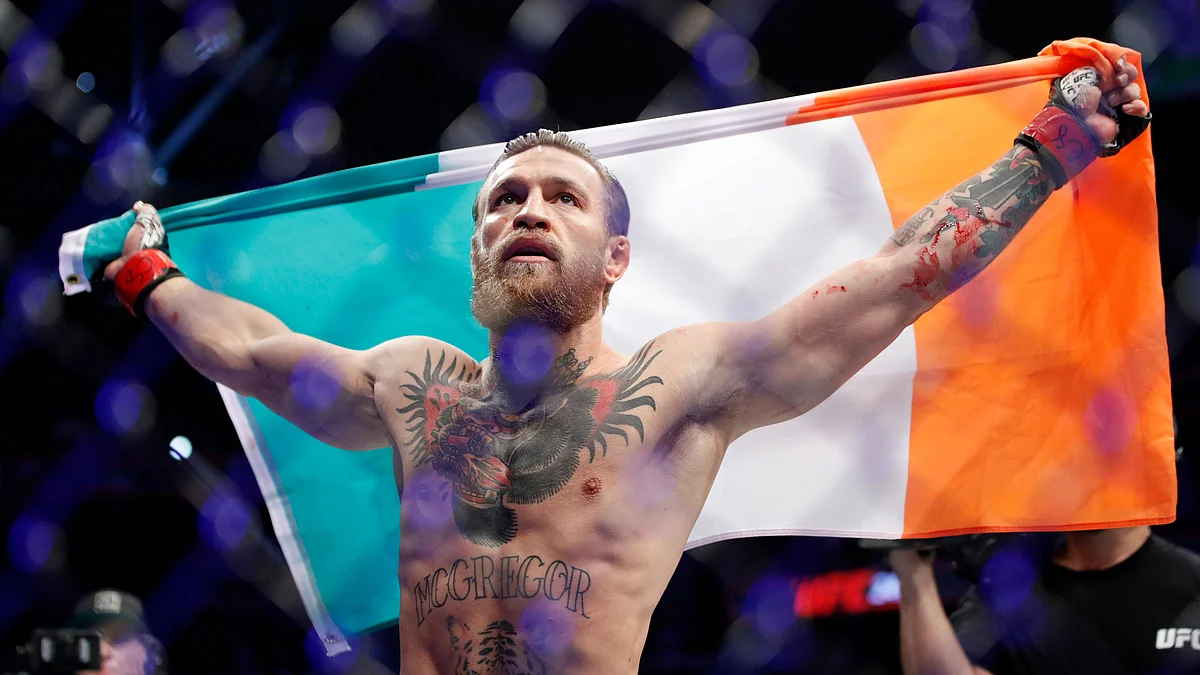 Conor McGregor Takes Down Donald Cerrone in 40 Seconds in UFC return