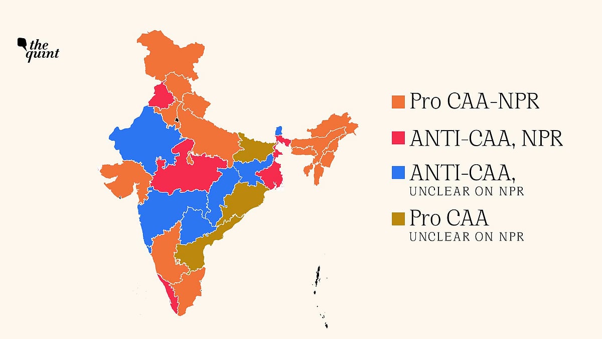 Divided States of India: Here’s What the CAA-NPR Map Looks Like