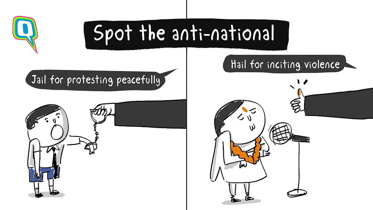 Get Jailed for Protesting Peacefully, Hailed for Inciting Violence ...