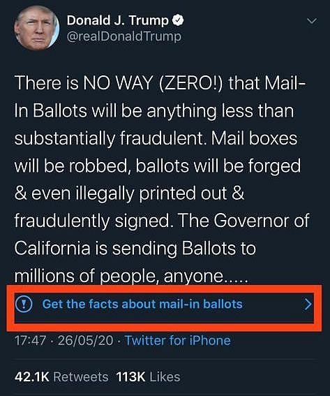 Twitter New Feature: Twitter Adds Fact Check Warning to Trump’s Tweet ...