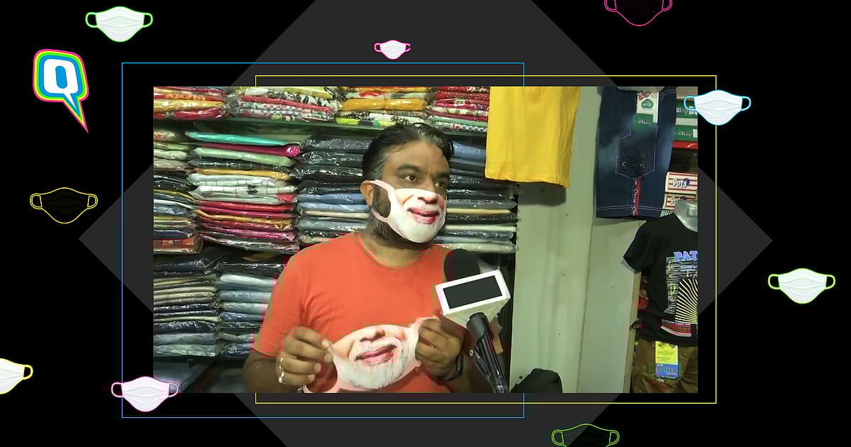 Coronavirus Mask With PM Modi and Rahul Gandhi’s Face Printed on it ...