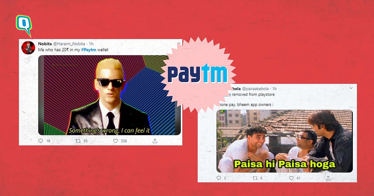 Google removed Paytm app from Play Store: Twitter Mourns With Memes ...