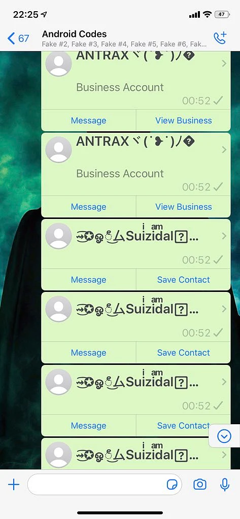 New WhatsApp Text Bomb Causes Smartphones to Hang