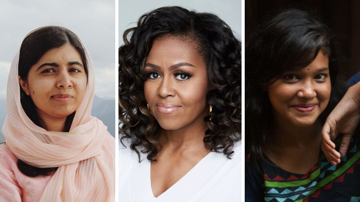 Michelle Obama and Malala Yousafzai Speak To 17 y/o From Kolkata