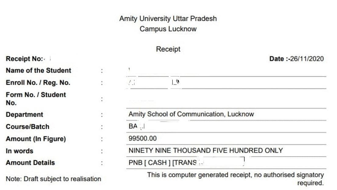 Video | Scholarship students left in vein as Amity University not ...