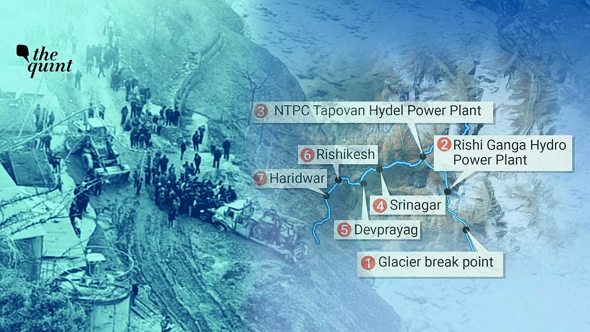 Calamity Trail: Map Shows How Chamoli Glacier Break Wreaked Havoc