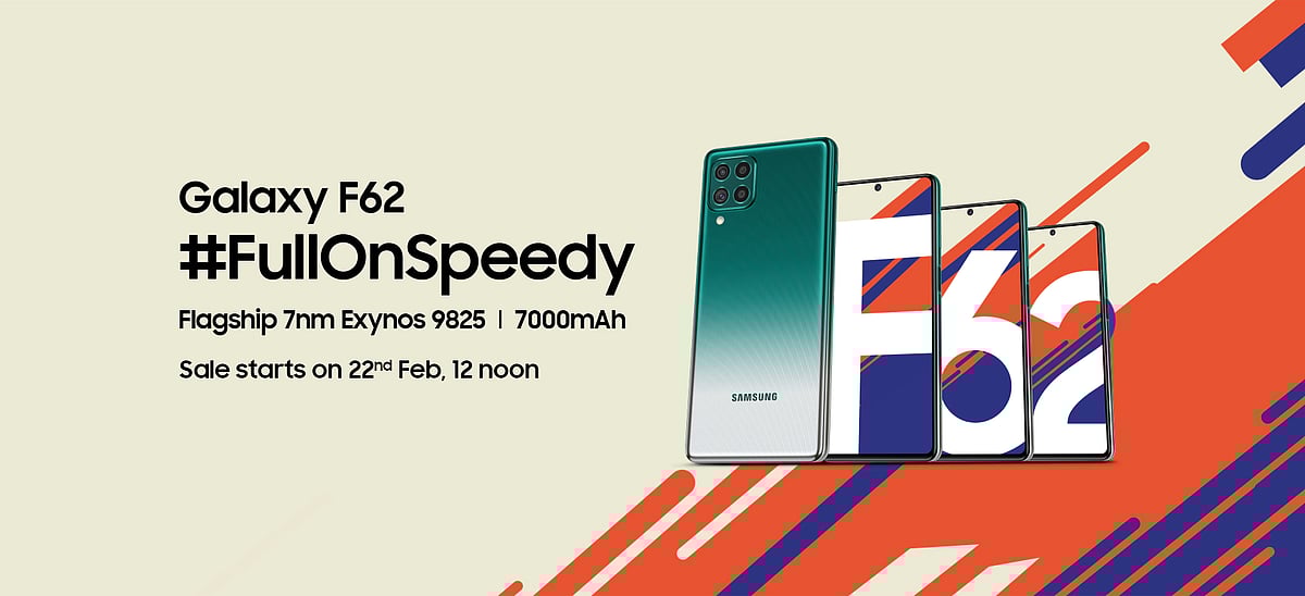 Samsung Galaxy F62 Launched : Galaxy F62 comes 7,000 mAh Battery and is ...