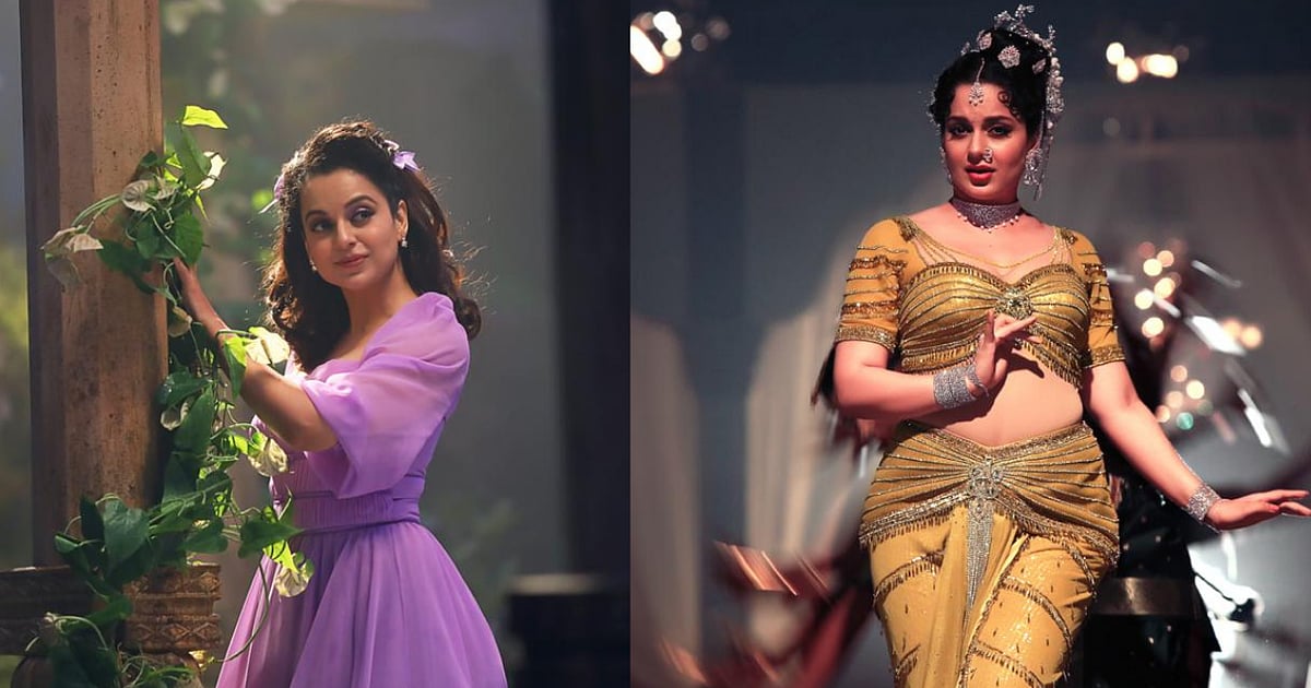 Actor Kangana Ranaut Shares Pictures of Her Look in 'Thalaivi ...
