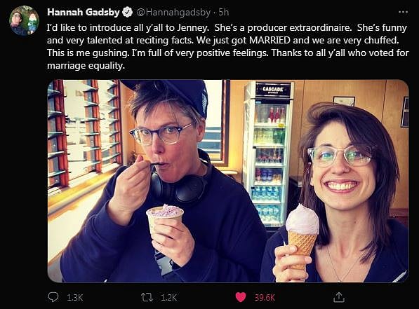 Comedian Hannah Gadsby Introduces Wife Jenney Shamash to the World