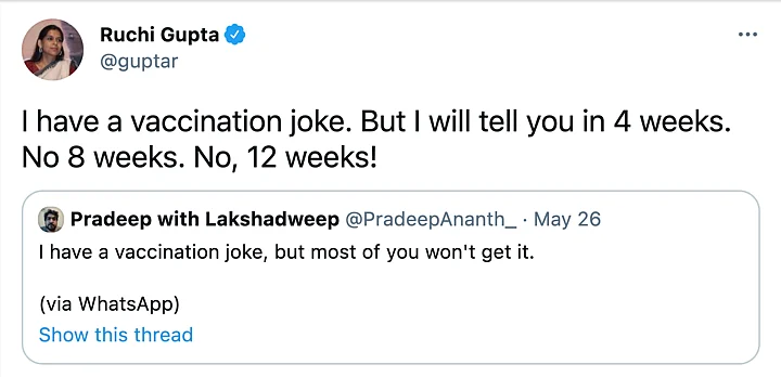 "I Have a Vaccination Joke, but Most Of You Won't Get It," and Other ...