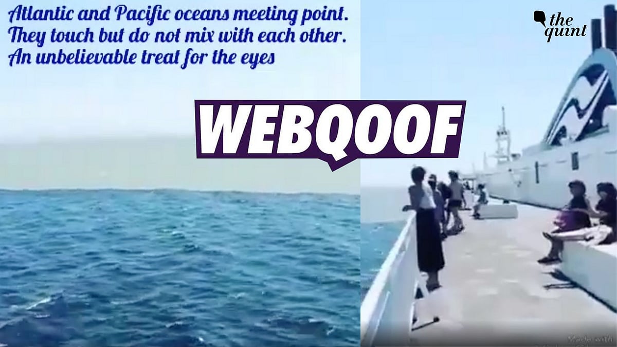 Two Rivers Meet But Dont Mix