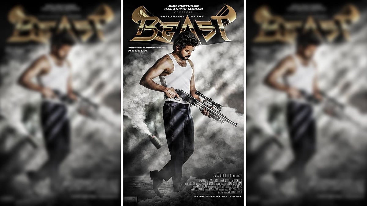 'Beast' First-Look Poster Unveiled on Eve of Vijay's Birthday