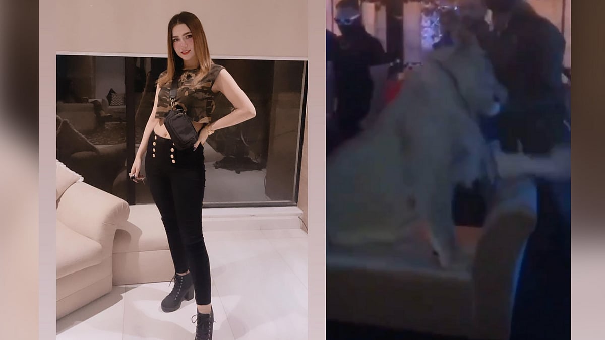Pakistani Influencer Susan Khan Faces Backlash for Using Lion as a Prop ...