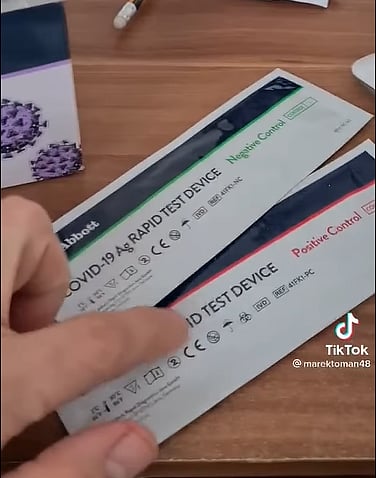 Covid-related: PCR testing of a (positive) quality control swab from a ...