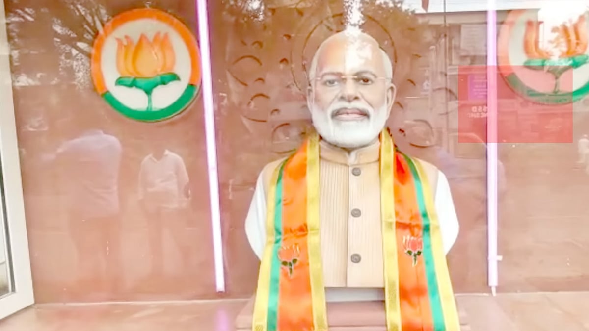 BJP Worker in Pune Builds Temple for PM Modi Worth Rs 1.6 Lakh