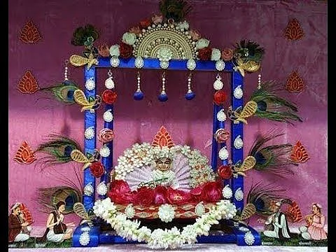 Krishna Janmashtami 2021 Jhula Decoration Ideas: How to decorate ...