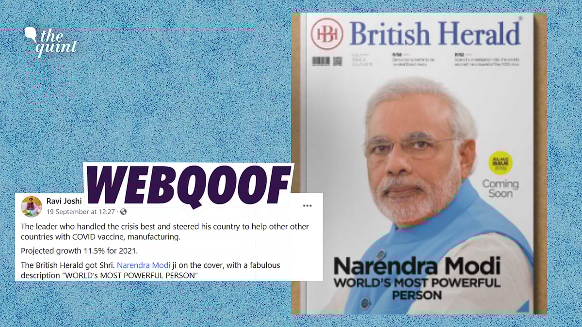 Fact-Check | Old ‘British Herald’ Magazine Cover With PM Modi Shared as ...