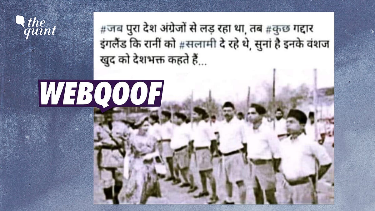 Fact-Check | Photo Morphed to Claim RSS Members Were Seen Saluting ...