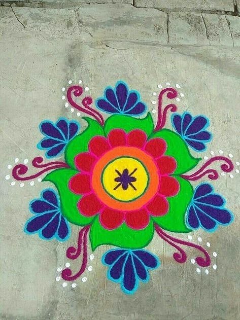 Simple And Beautiful Rangoli Designs For Diwali
