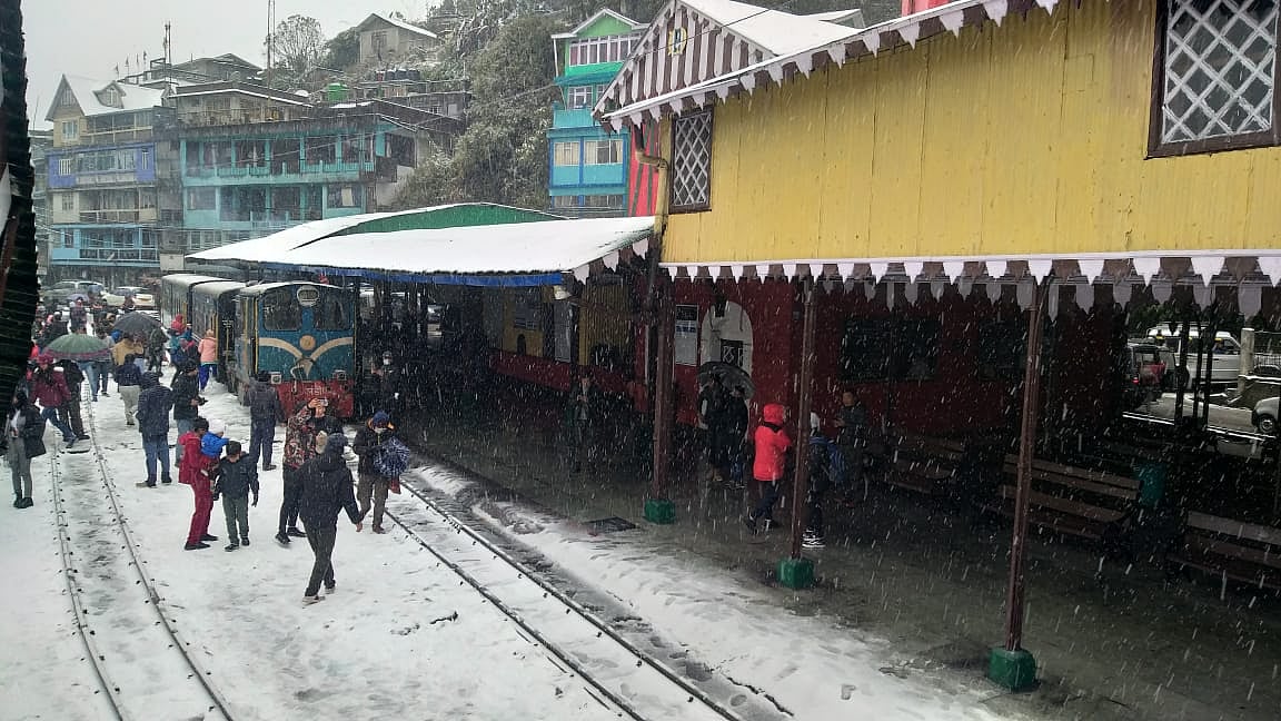 Watch: Thick blankets of snow covered West Bengal's Darjeeling as the ...
