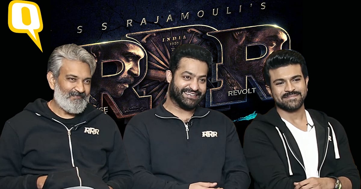 'RRR' Interview: "There Is Competition Between Jr NTR and Ram Charan ...
