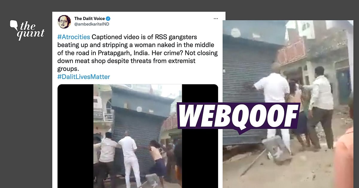 Fact-Check | Woman in UP Beaten by RSS Goons For Not Closing Meat Shop ...