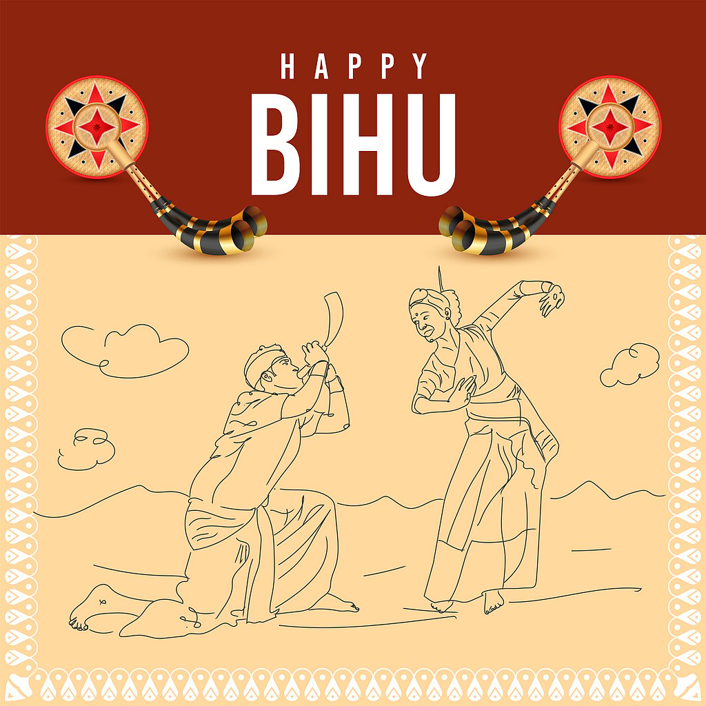 Assamese New Year 2022 | Happy Bihu 2022 in Assamese, Hindi, English ...
