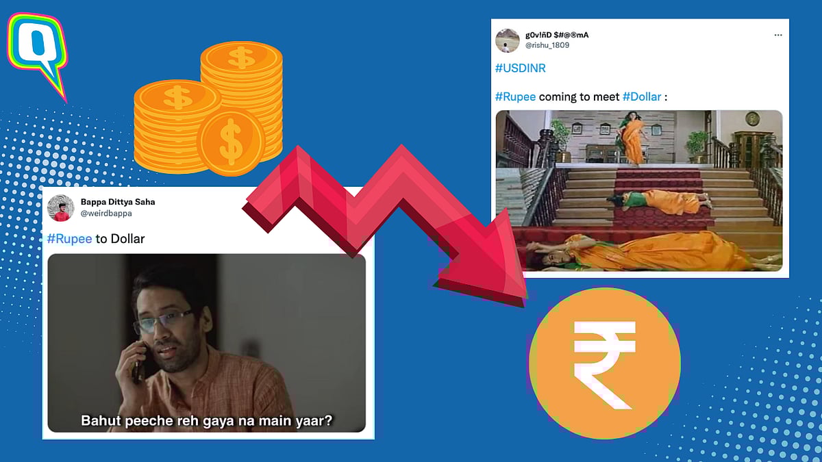 As Rupee Hits Lowest-Ever Mark of 77.69, Twitter Gets High On Memes