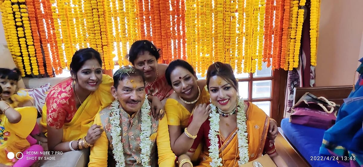 In Pictures: Former Cricketer Arun Lal Ties The Knot With Bulbul Saha