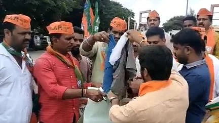 'Chaddi' Row Between Cong & BJP in Karnataka After Underwear Burning ...