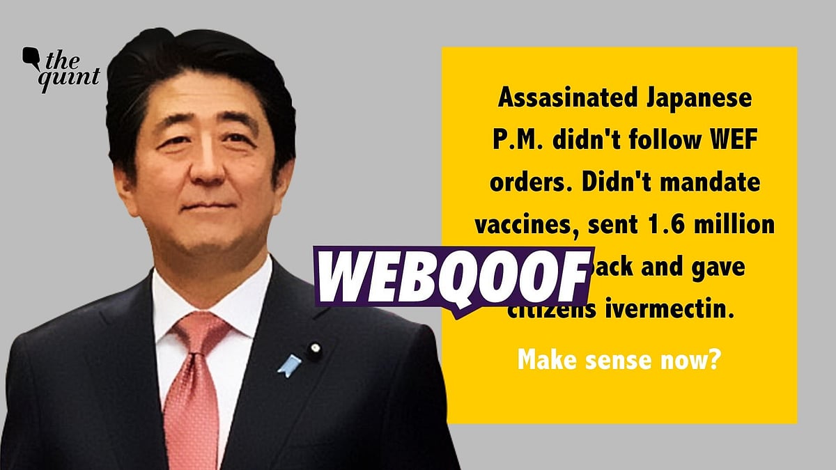 Fact-Check | Viral Graphic Falsely States That Former Japan PM Shinzo ...
