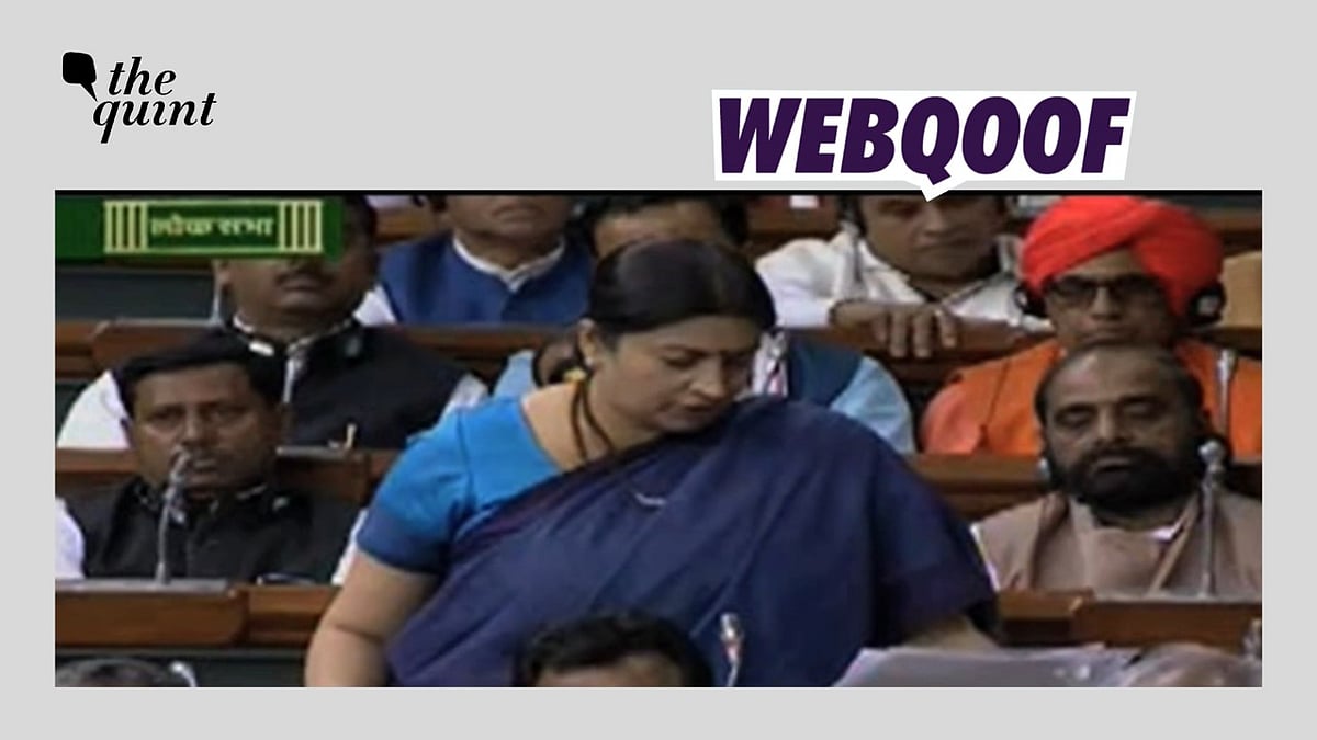 Fact-check | Smriti Irani's Speech About Goddess Durga Shared With ...