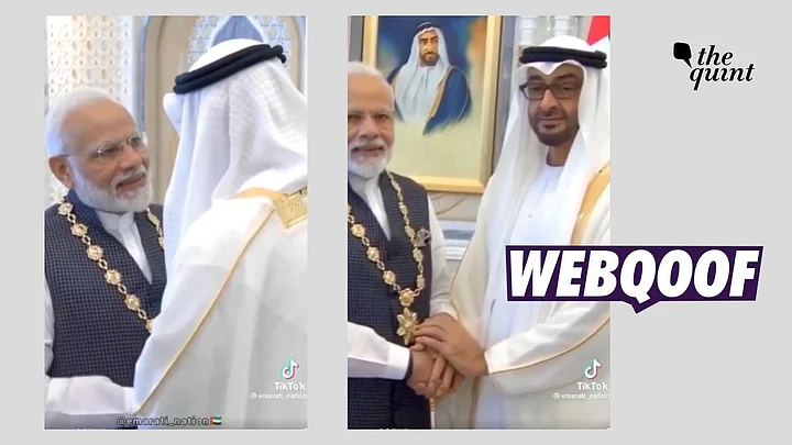 Fact-Check | That's The 'Order of Zayed' Medal Awarded to PM Modi by ...
