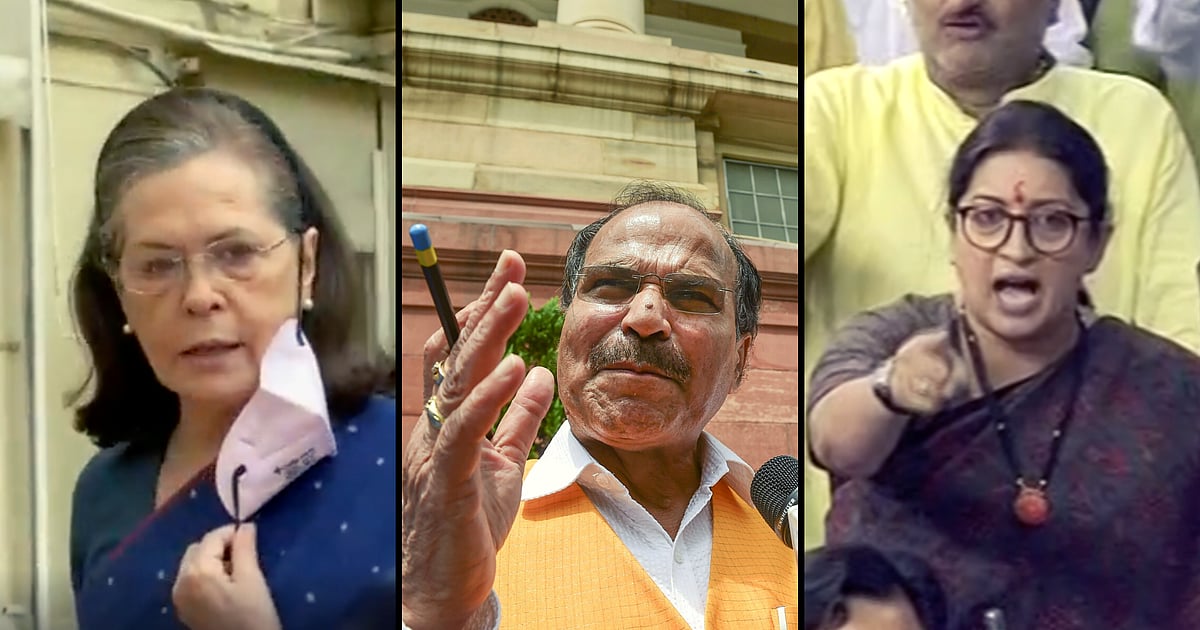 Sonia-Smriti Face-Off, BJP Ruckus: Top Updates in Adhir Ranjan ...