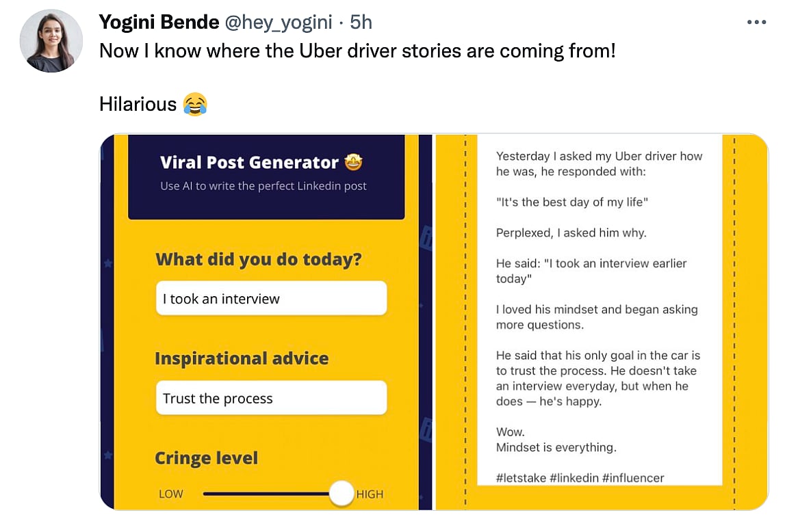 Netizens Are Using This Viral Post Generator To Mock LinkedIn