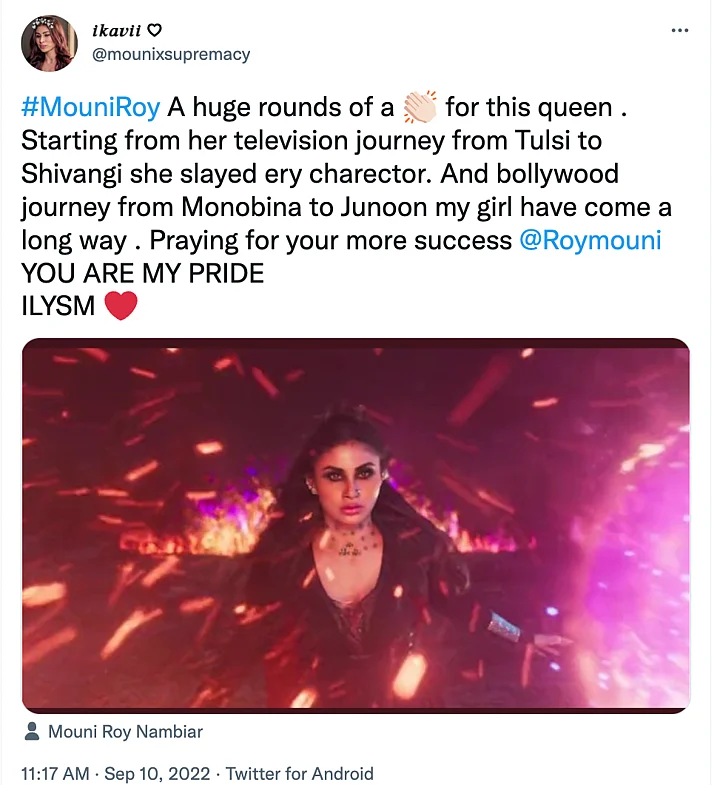 Mouni Roy’s Character ‘Junoon’ From ‘Brahmastra’ Wins Over Netizens