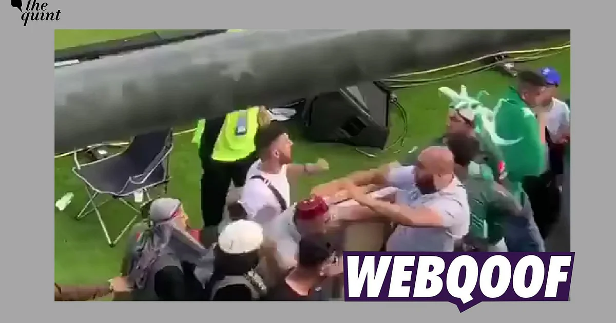 Fact Check Of Pakistan And Afghanistan Fans Fight Video Old Clip Of