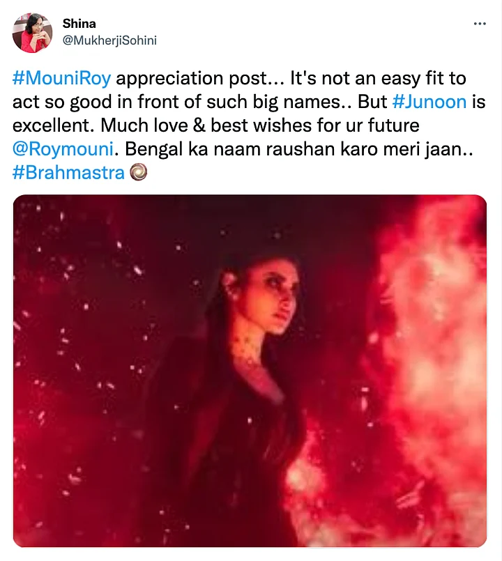 Mouni Roy’s Character ‘Junoon’ From ‘Brahmastra’ Wins Over Netizens