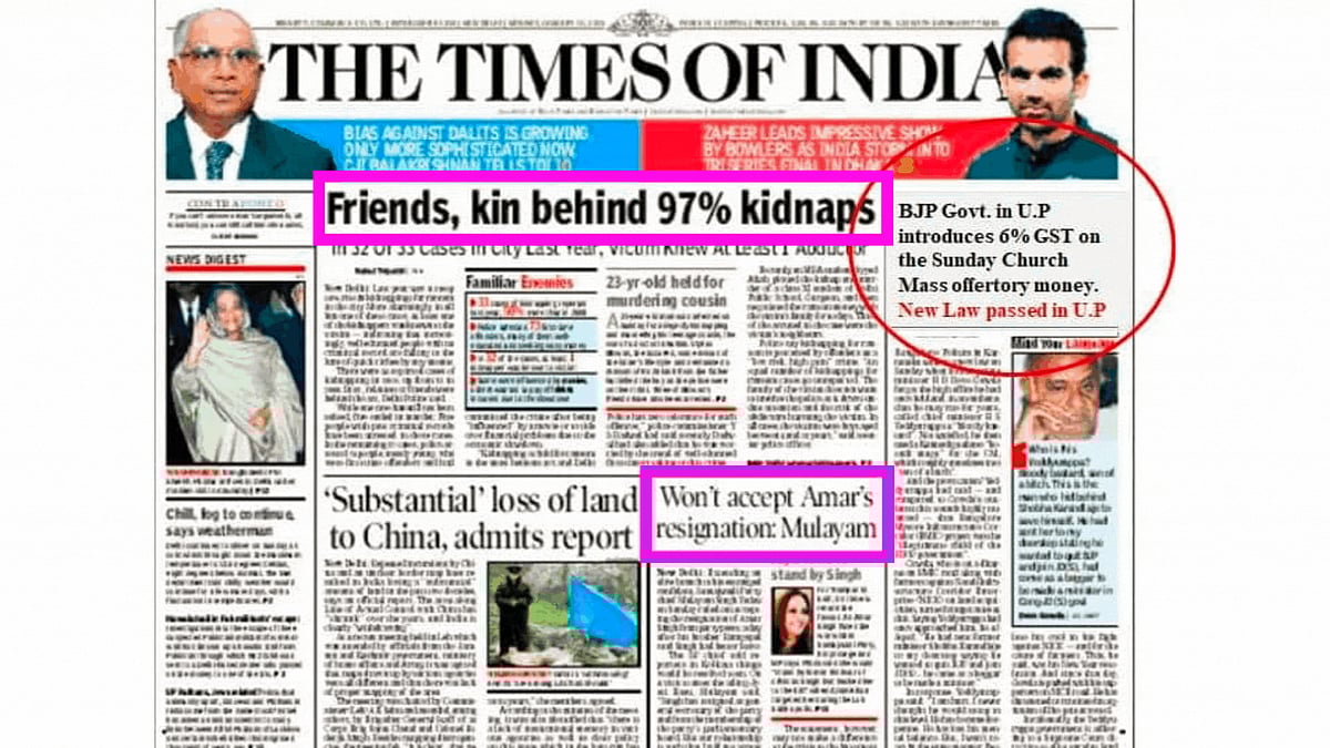 Fact-check | Newspaper Clipping Showing Six Percent Gst on Sunday ...