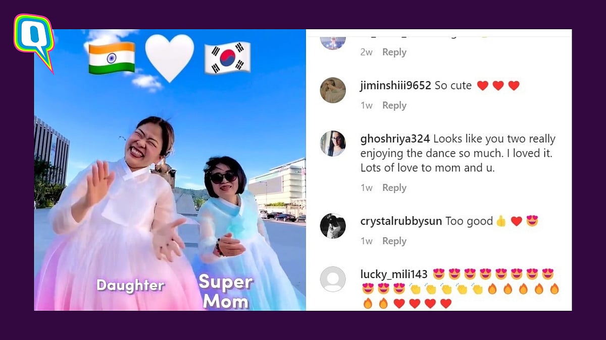 Indian Woman Goes Viral For Grooving To Ra Ra Reddy With Korean Mother ...