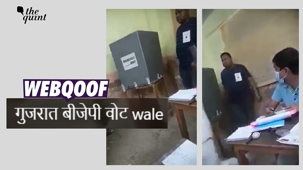 Fact Check Old Video Of Voting Fraud Passed Off As From Gujarat