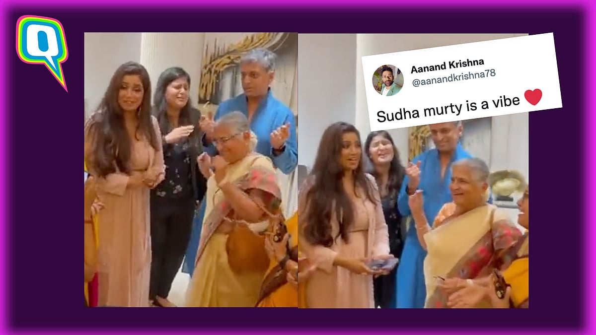 Sudha Murthy’s Dance on ‘Barso Re Megha’ With Shreya Ghoshal Delights ...