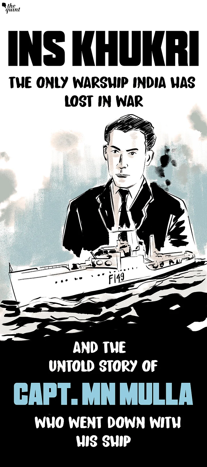 Graphic Novel|INS Khukri, the Only Ship Lost & Capt. Mulla Who Went ...