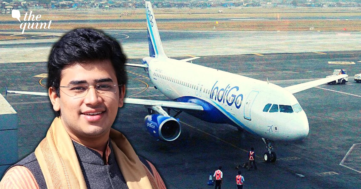 Indigo Flight Passengers Accuse BJP MP Tejasvi Surya of Unlocking Emergency Exit