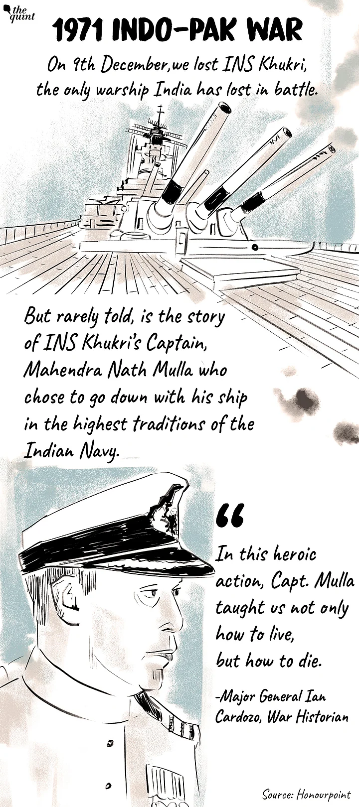 Graphic Novel|INS Khukri, the Only Ship Lost & Capt. Mulla Who Went ...