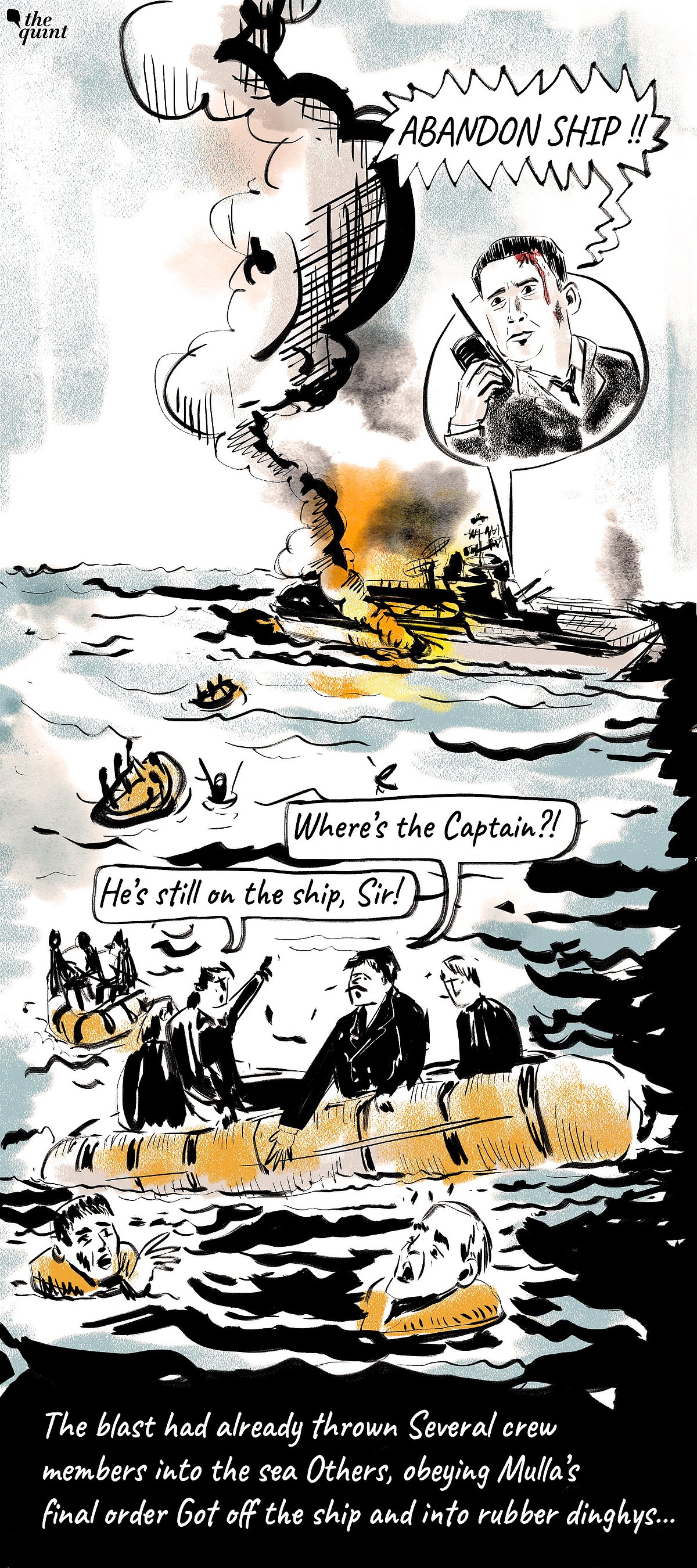 Graphic Novel|INS Khukri, the Only Ship Lost & Capt. Mulla Who Went ...