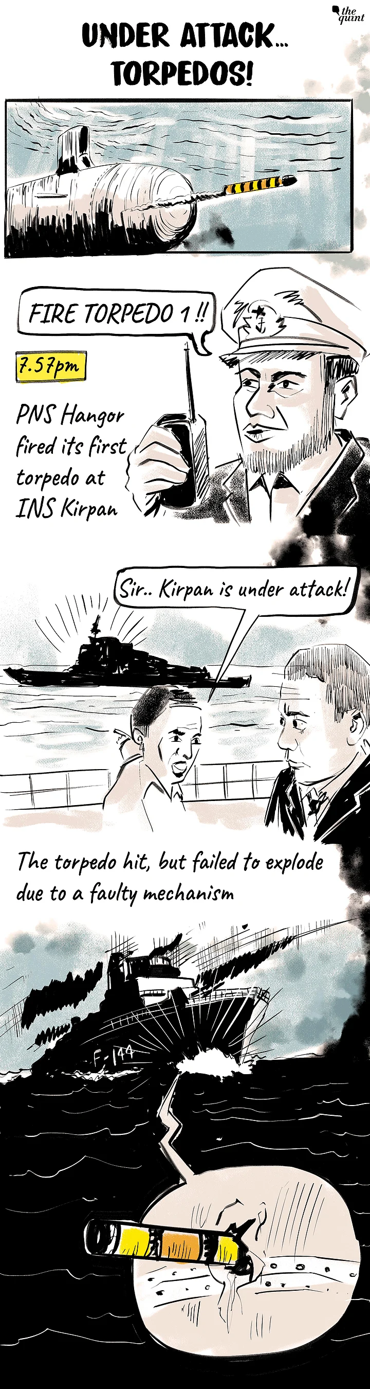 Graphic Novel|INS Khukri, the Only Ship Lost & Capt. Mulla Who Went ...