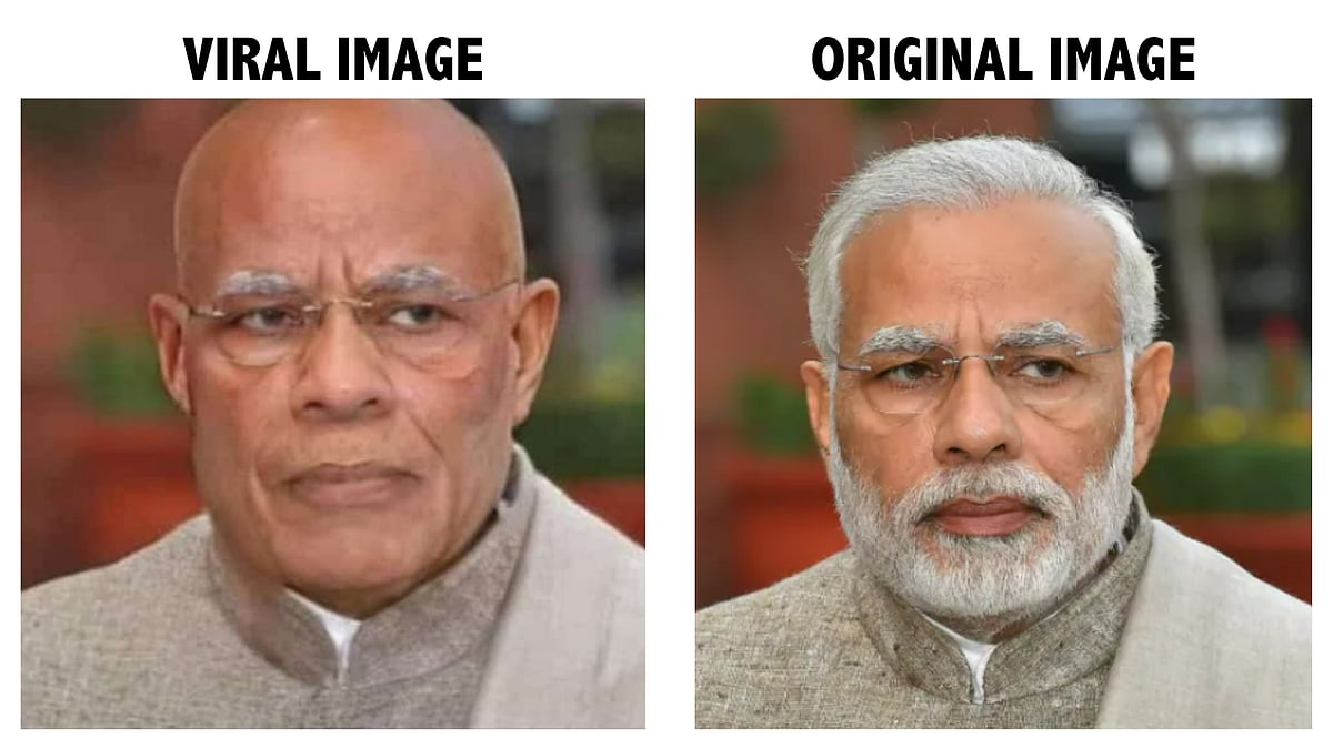 Fact-check |Edited Image of PM Modi With Bald Head Goes Viral After ...