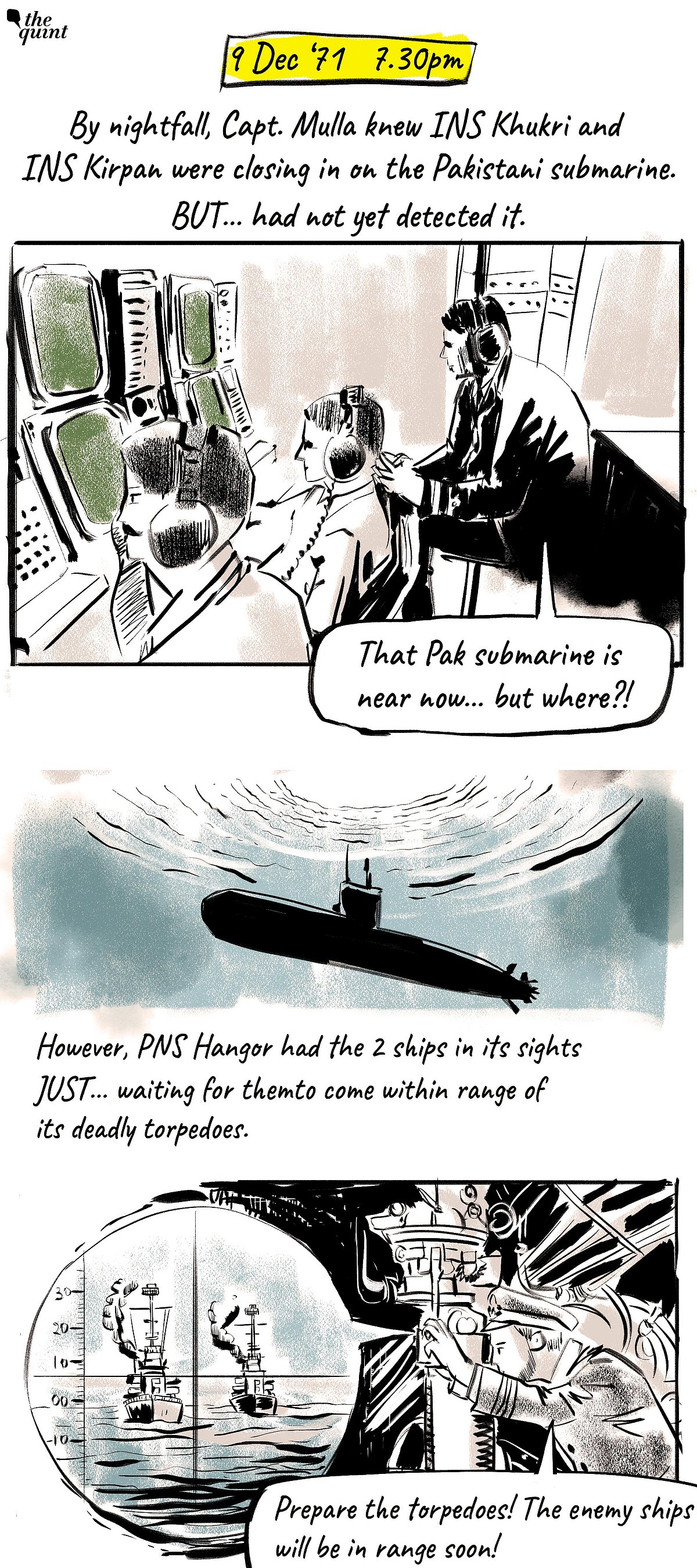 Graphic Novel|INS Khukri, the Only Ship Lost & Capt. Mulla Who Went ...