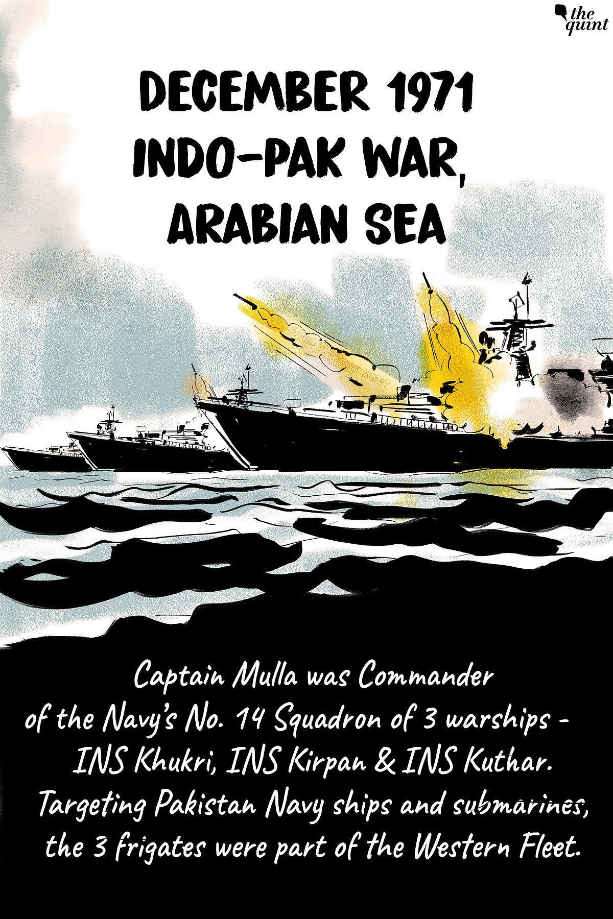 Graphic Novel|INS Khukri, the Only Ship Lost & Capt. Mulla Who Went ...